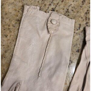 madova | Accessories | Vintage Womens Size 6 4 Xs S Beige Soft Kid ...